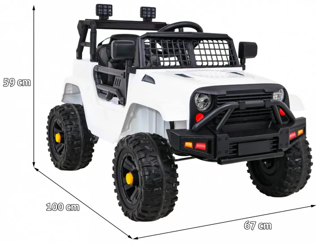 Jipe elétrico para Crianças 12V Dark Night Rodas EVA, Assento couro ...