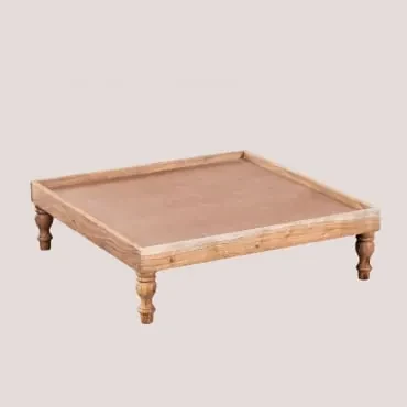 Base Para Sofá Modular Em Madeira De Acácia Dhel Design 80 X 80 Cm ...