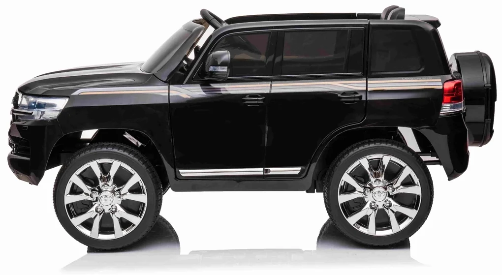Carro elétrico Para Crianças Toyota Landcruiser 12V, assento de couro ...