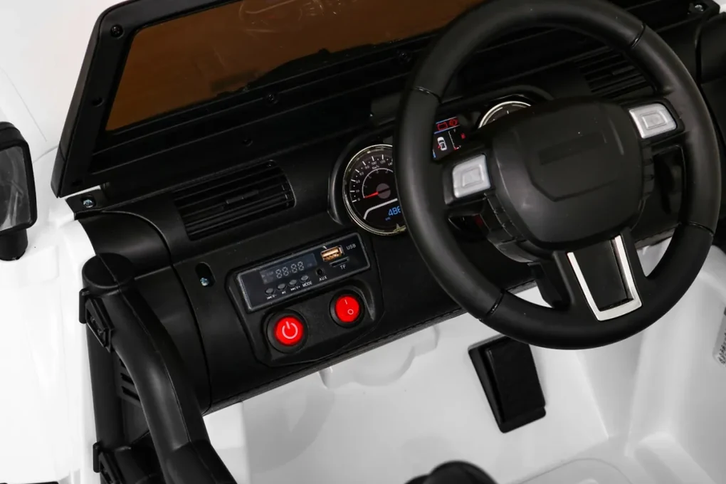 Jipe elétrico para Crianças 12V All Terrain Rodas de EVA, Assento de ...