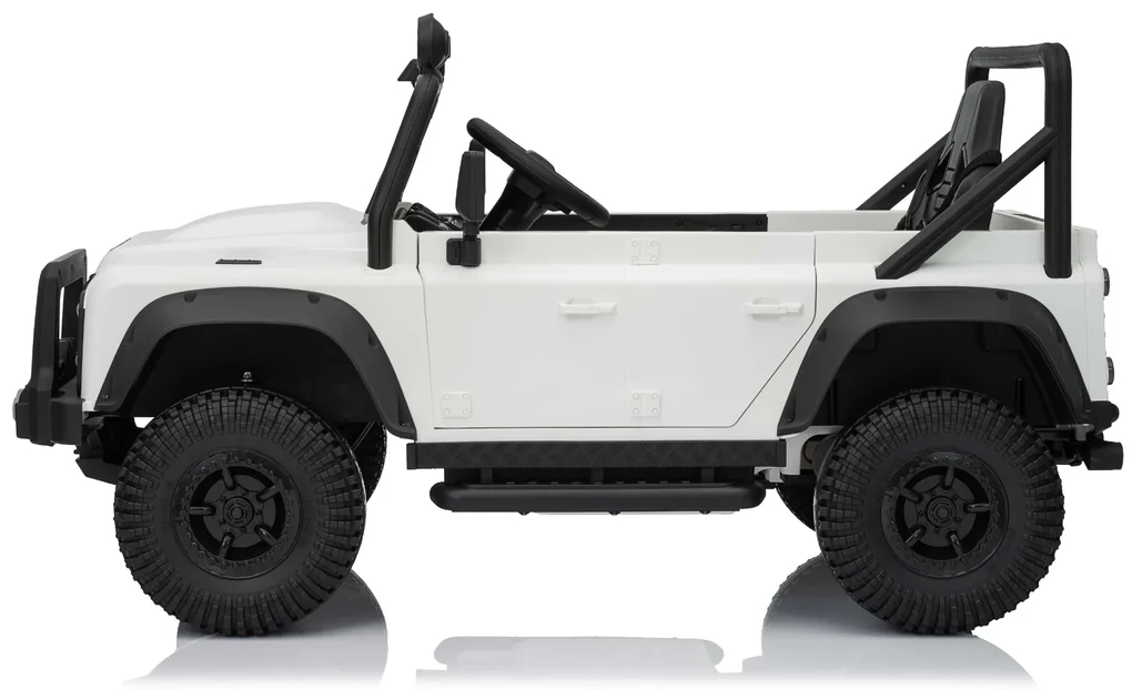 Jipe elétrico para crianças Land Rover Defender 110 SVX 12V, 4X4, luzes ...