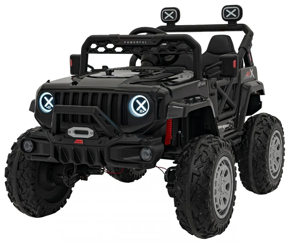 Jipe elétrico para Crianças 12V 4x4 OFF ROAD Speed Rodas de EVA ...