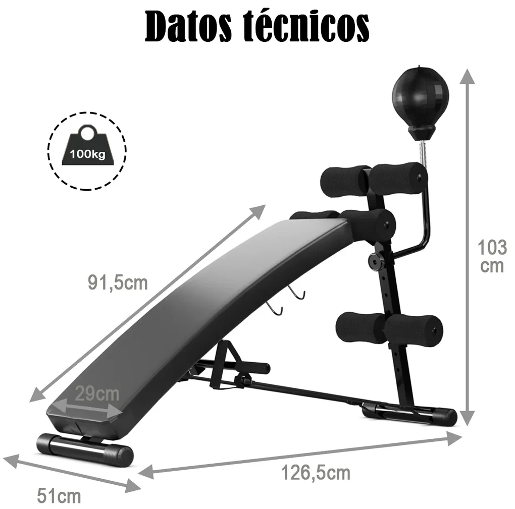 Banco De Treino Abdominais Inclinado Em Altura Ajustável Banco De Treino Inclinado Para
