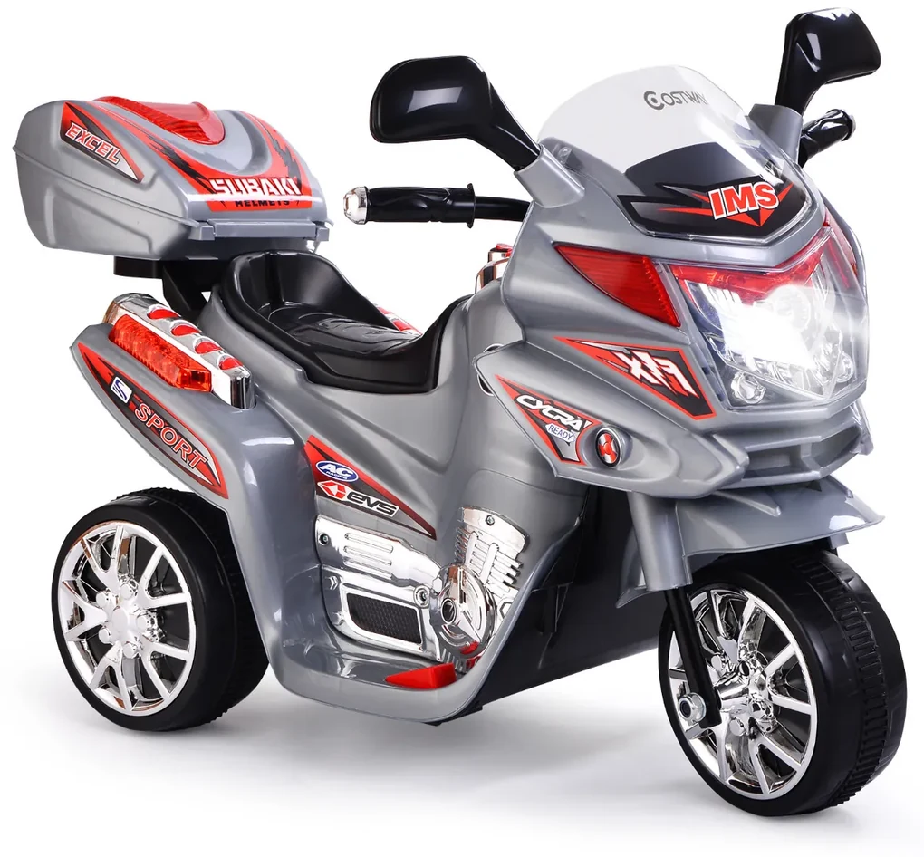Mota de passeio para crianças Moto elétrica 6 V Brinquedo com 3 Rodas ...