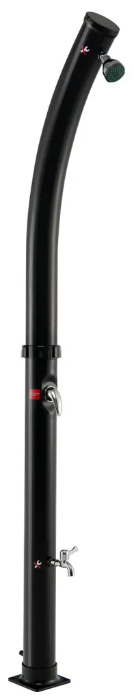 Duche Solar Exterior 217 cm 20 L com chuveiro de cabeça rotativa 360 ...