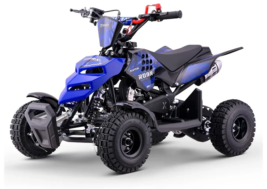 Mini moto 4 gasolina para crianças 49cc Raptor R4 Azul | BIANO