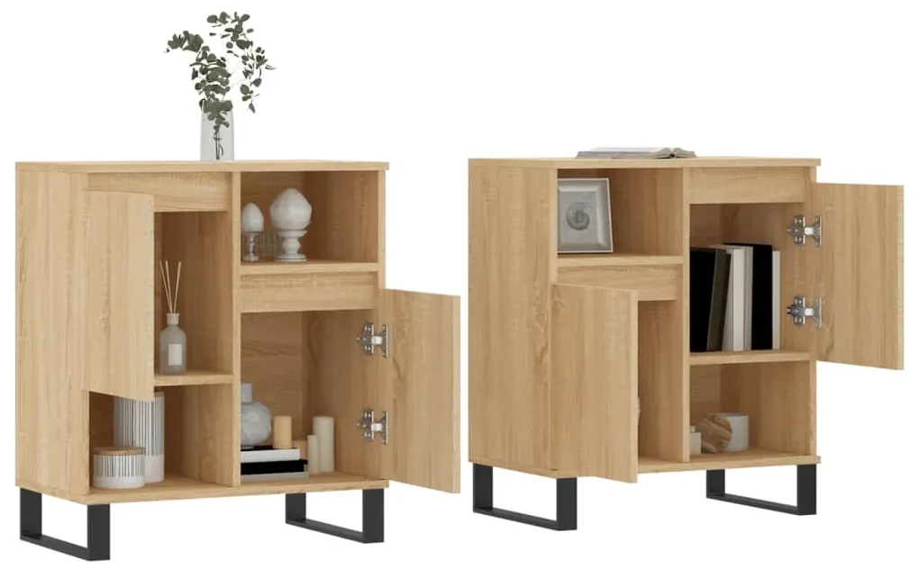 Aparador Portucale de 120cm - Carvalho - Design Moderno | BIANO