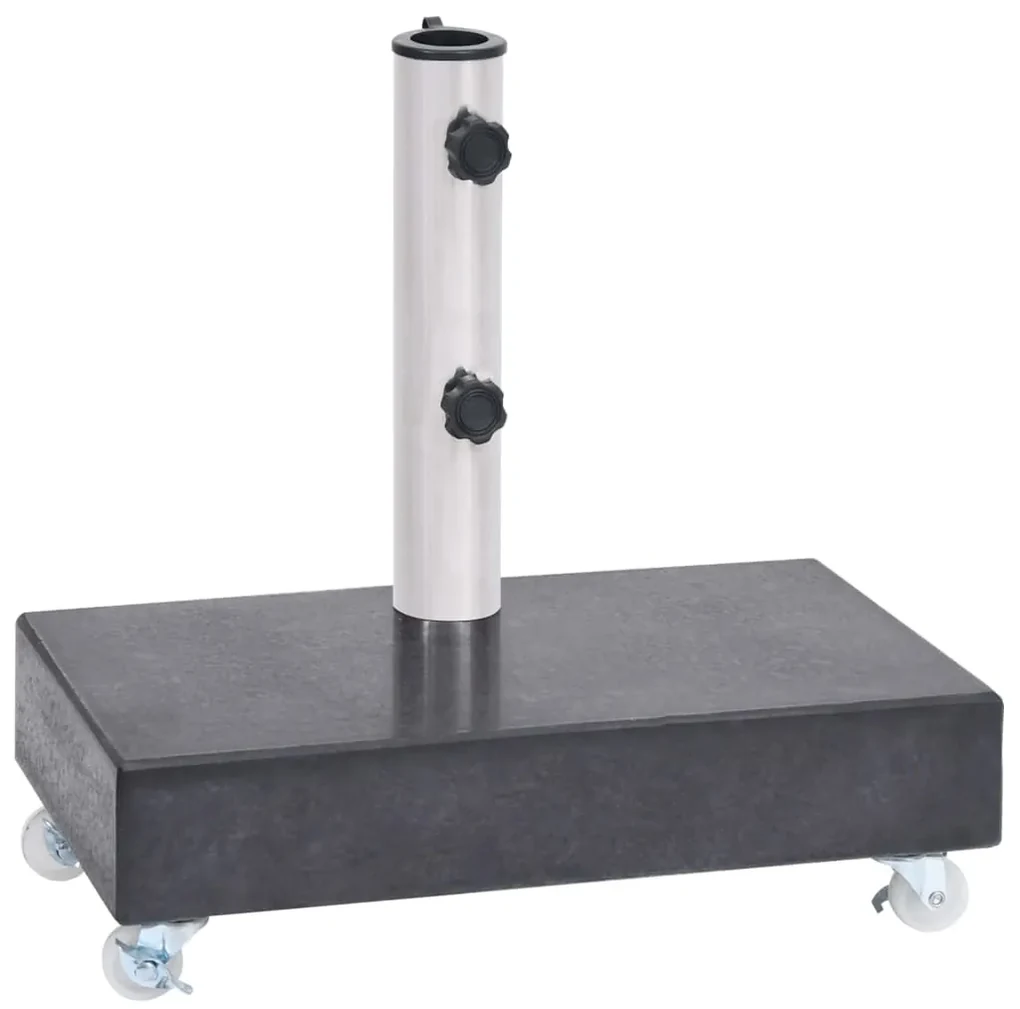 Base para guarda-sol 45x25x8 cm granito preto | BIANO