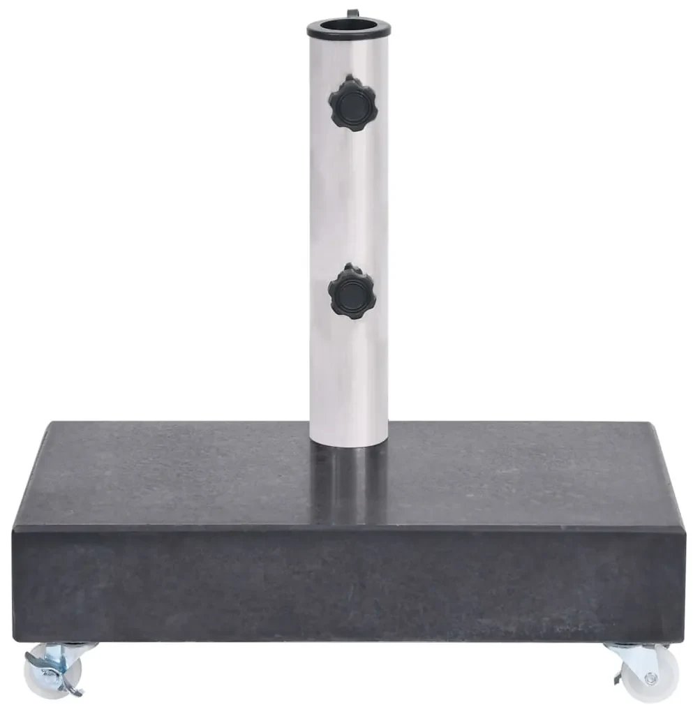 Base para guarda-sol 45x25x8 cm granito preto | BIANO