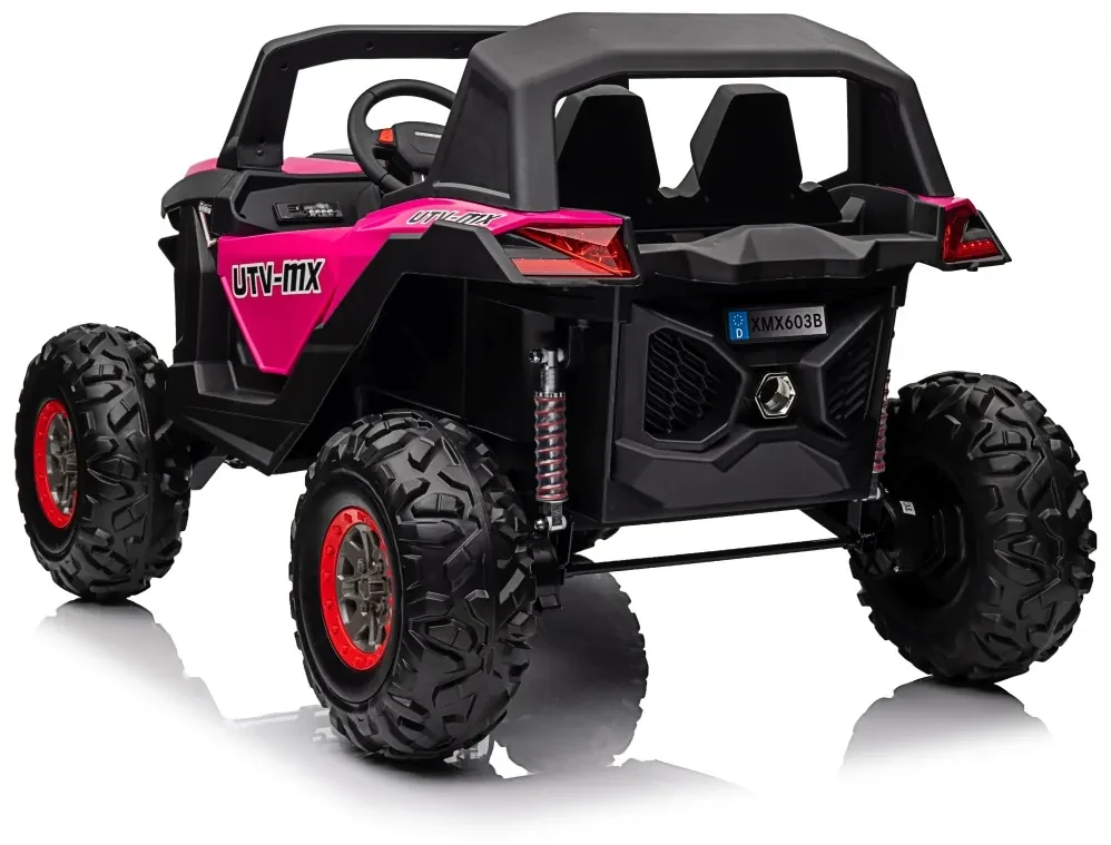 Carro elétrico para Crianças 24V 2 Lugares 4x4 Buggy UTV-MX 2000N Rodas ...