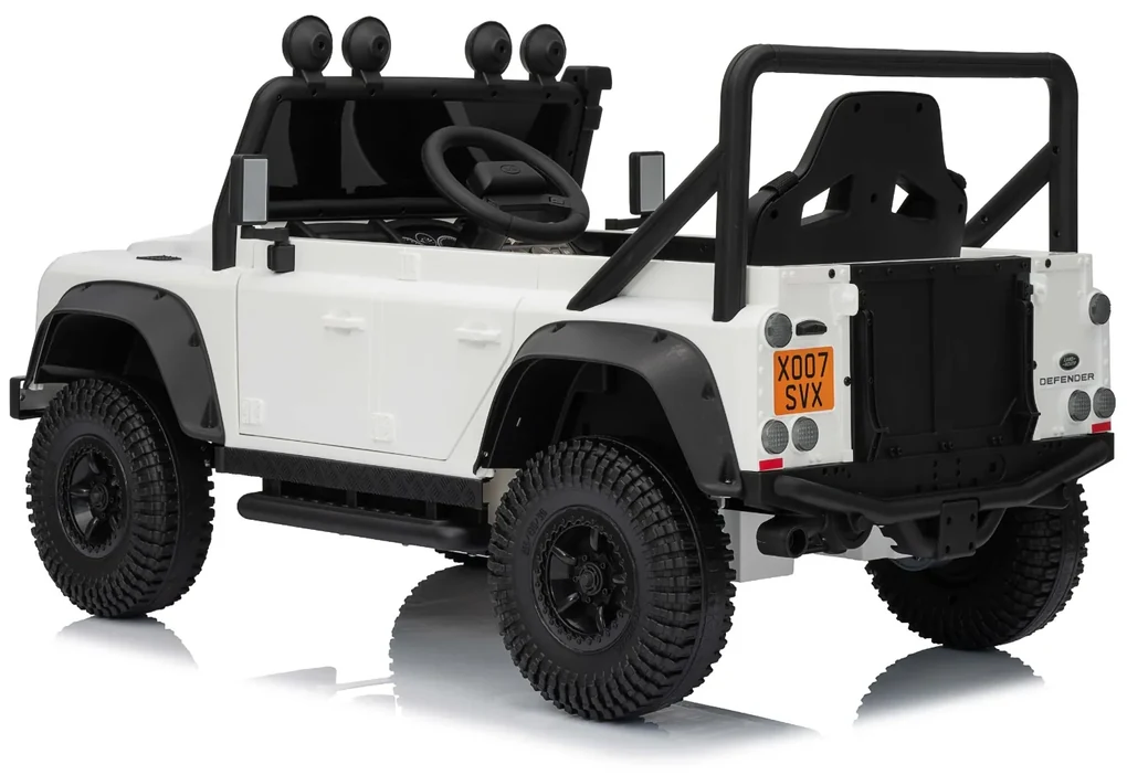 Jipe elétrico para crianças Land Rover Defender 110 SVX 12V, 4X4, luzes ...