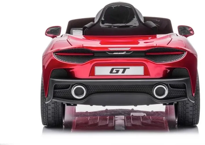 McLaren GT 12v, Carro elétrico infantil módulo de música, assento de couro, pneus de borracha ...