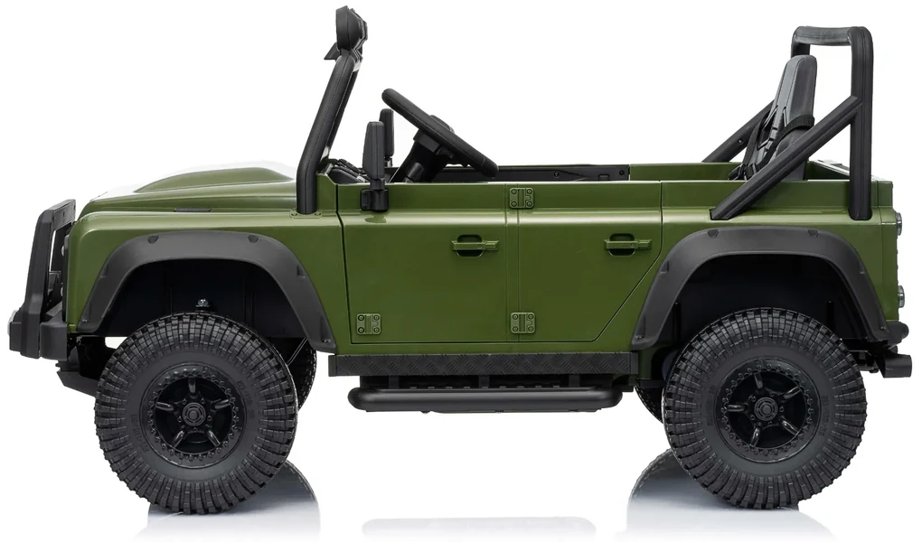 Jipe elétrico para crianças Land Rover Defender 110 SVX 12V, 4X4, luzes ...
