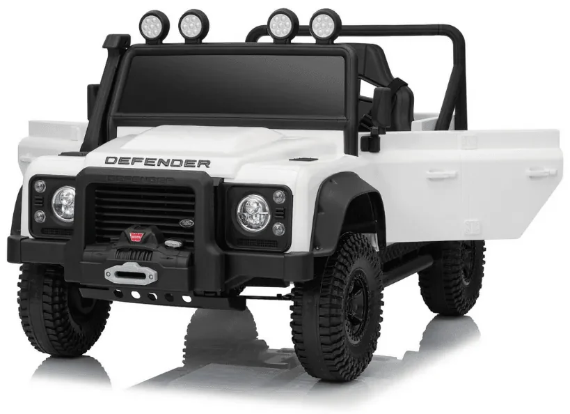 Jipe elétrico para crianças Land Rover Defender 110 SVX 12V, 4X4, luzes ...