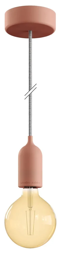 EIVA PASTEL Outdoor pendant lamp with 1,5 mt textile cable colorful ...