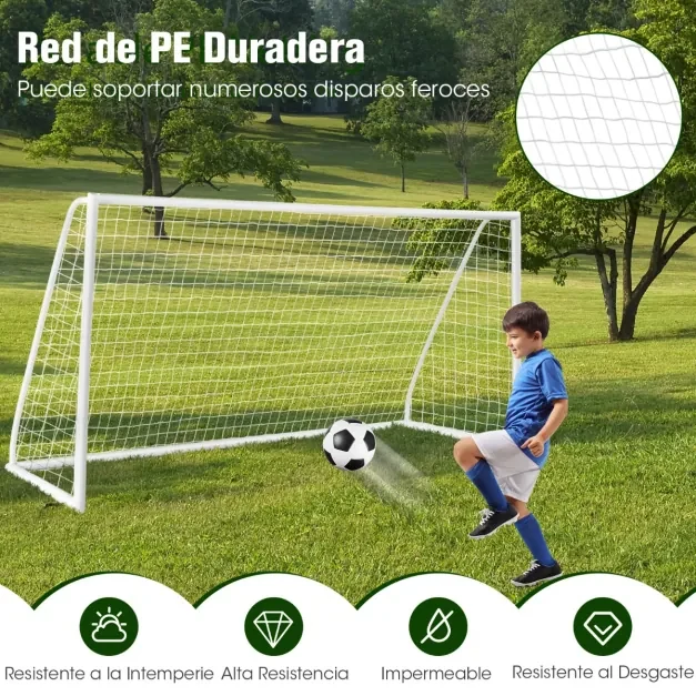 Baliza de futebol portátil para crianças Baliza de futebol e rede de ...