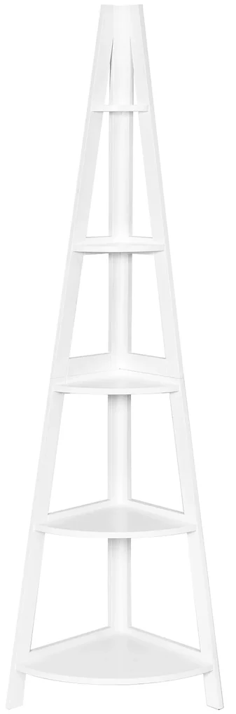 Estante Angular com Forma de Escada com 5 níveis para Ornamentos Livros ...