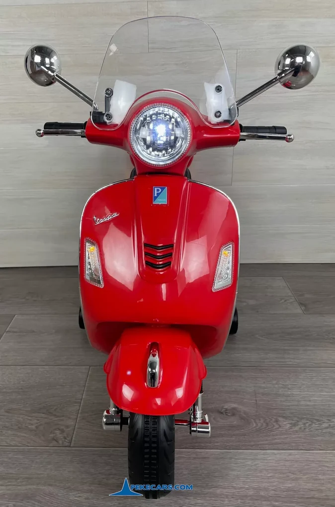 Mota elétrica para crianças Vespa GTS-S 12V Vermelha | BIANO