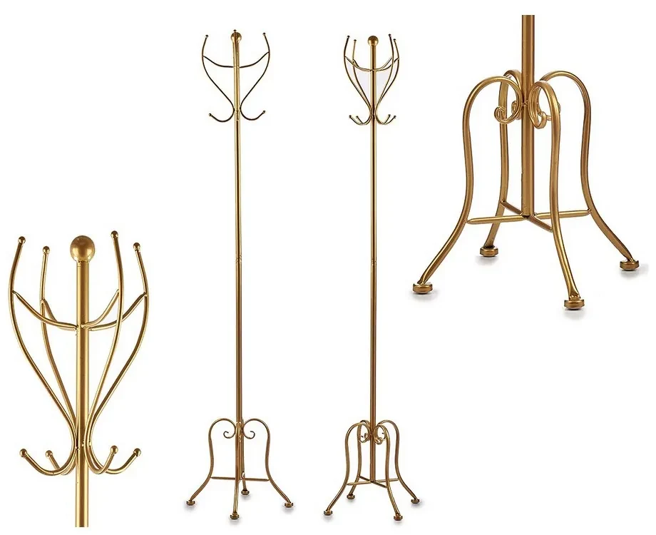 Bengaleiro Dourado Metal (30 X 180 X 30 cm) | BIANO