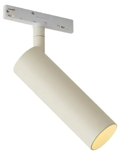 Moderne spot beige met wit voor railsysteem 1-fase GU10 35mm Uzzy ...