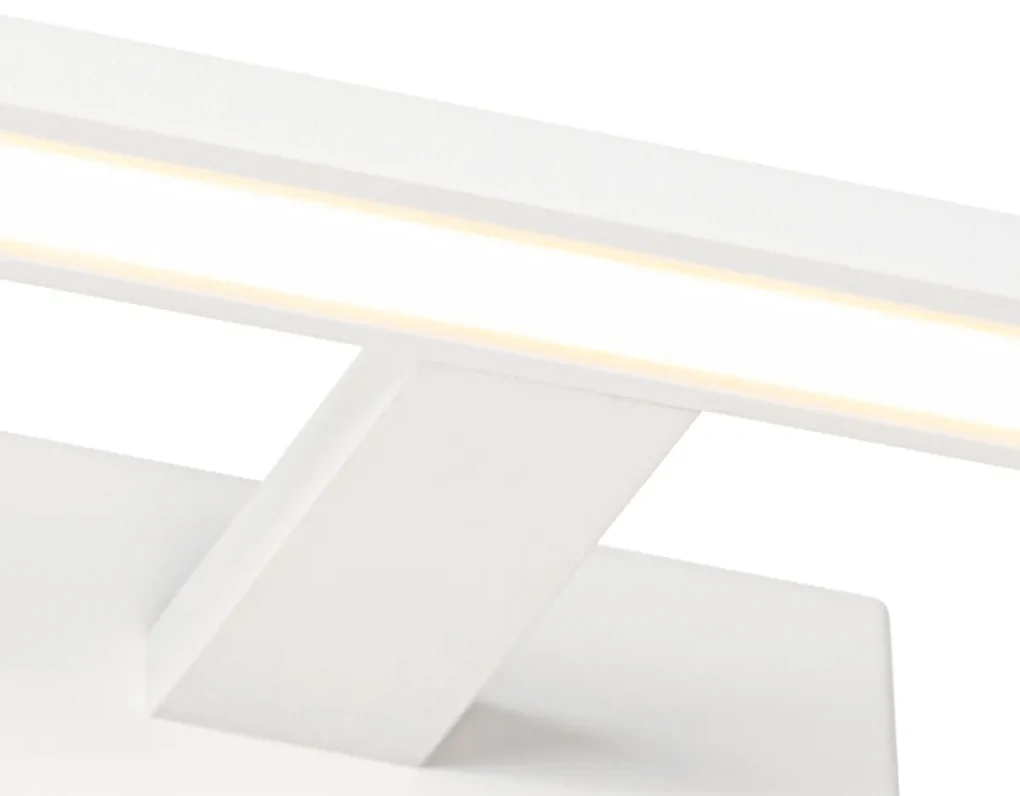 Aplique de parede branco 41,5 cm com LED IP44 - Jerre Design | BIANO