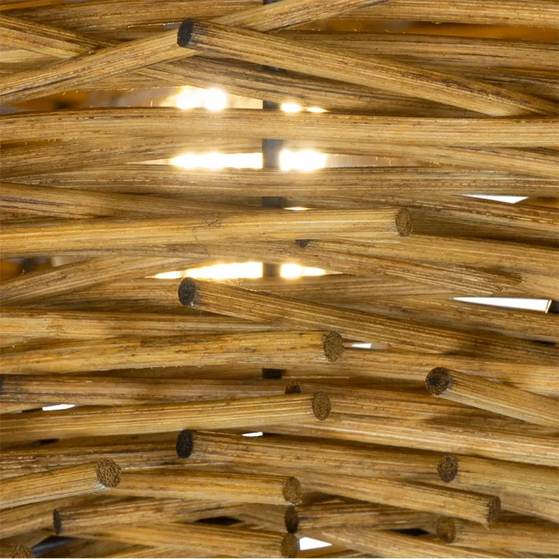 Candeeiro de tecto rústico rattan - HATCH Rústico | BIANO