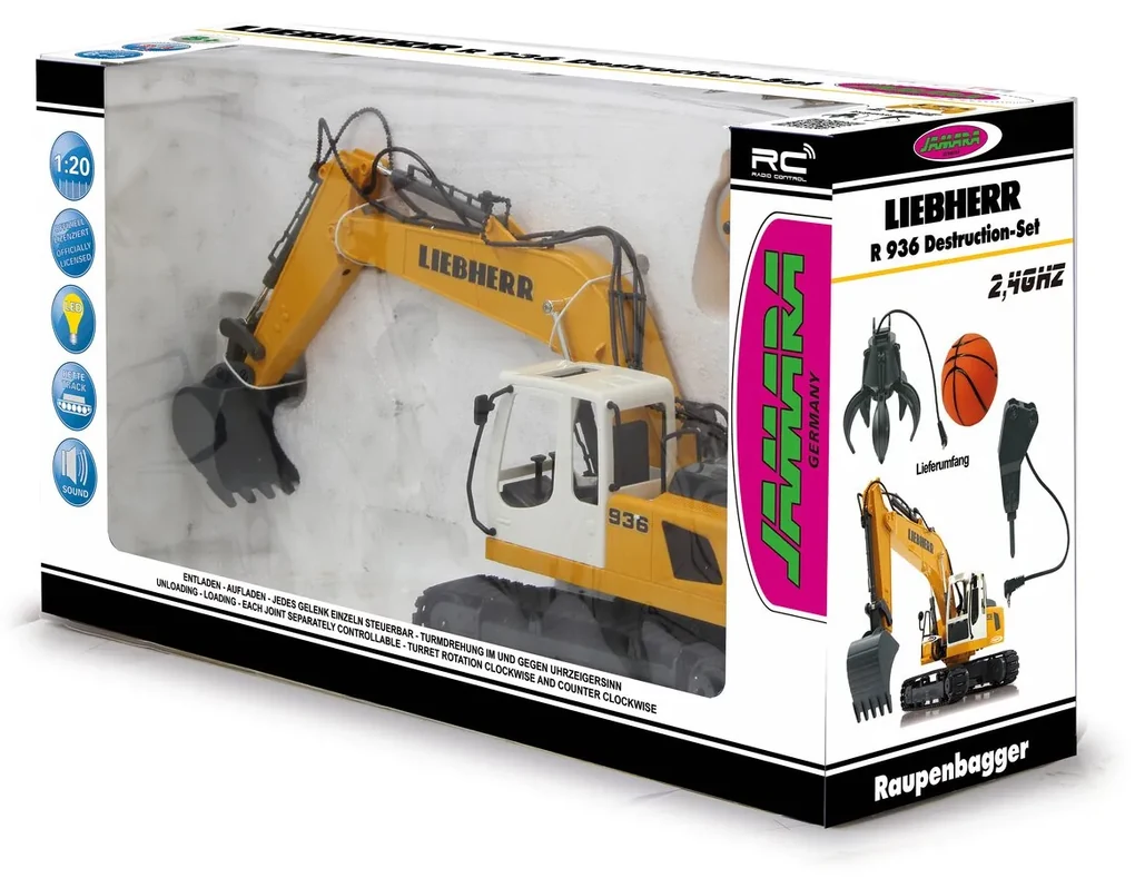 Escavadora telecomandada Liebherr R936 1:20 2,4GHz Conjunto de ...