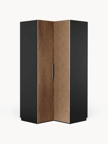 Modular Corner Wardrobe Simone, 115 cm Wide, in various sizes | BIANO